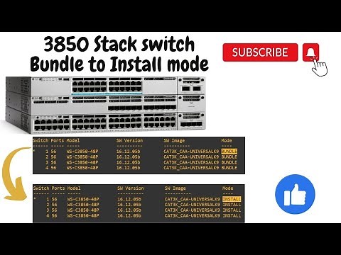 3850 Stack Switch IOS conversion - Bundle to Install mode
