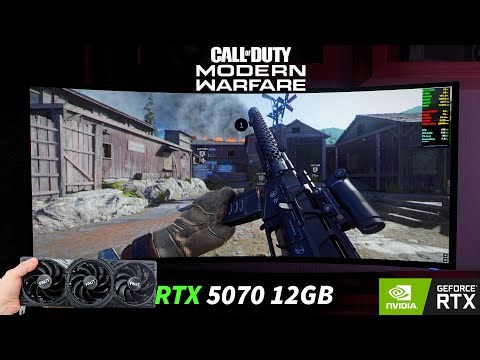 Call of Duty Modern Warfare - RTX 5070 12GB - Ryzen 7 9800X3D | Alienware AW3425DW 34" Oled