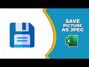 How to save a picture from Excel as a JPEG