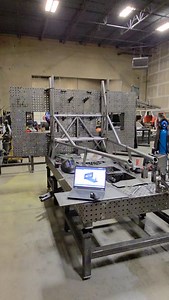 2.5K views · 61 reactions | Making headway on the gooseneck portion of @batterup123 #minimonstertruck trailer while @rr_fab blend grinds the top surfaces of the deck and @garage_speed_chris works on the wiring harness 鸞. Had to get a little creative with the fixturing but so far its working out very well 邏. Have a kickass weekend dudes and dudettes. #overkillracingandchassis | Overkill Racing and Chassis | Facebook