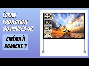 AVIS (2026): Écran Projection 80 Pouces 4K. DÉTAILS