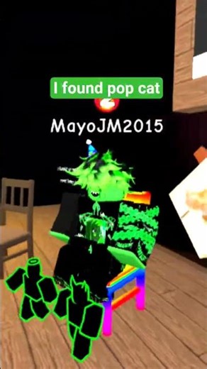Pop cat in roblox #roblox