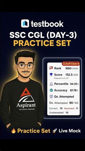 👉 SSC CGL 2025 Day-3 Practice set 🔥 | Practice Set & Live Analysis 🚀 #SSCCGL2025 #SSC