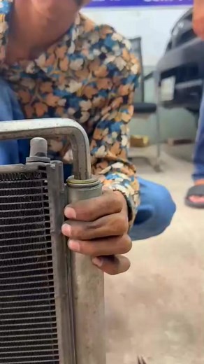 How to open ac condensor filter #ac #condensor #filter #open #mechanic #automotive #automobile #engine #viralreelschallenge | Hybrid Repair Service & Car Solution