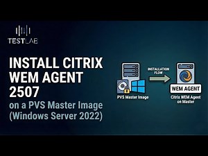 Install Citrix WEM Agent 2507 on a PVS Master Image (Windows Server 2022)