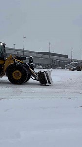 Airport Snow Melting Machine In Action This Winter