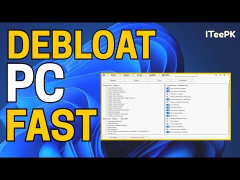 Debloat & Optimize Windows 11 FAST | Remove Bloatware & Boost Performance with Chris Titus WinUtil
