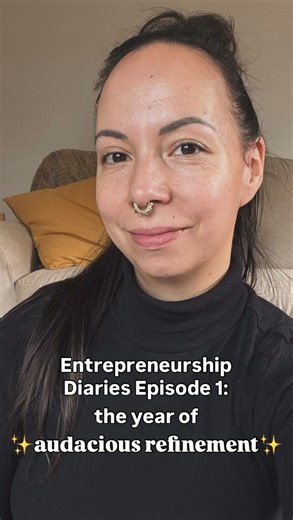 My word for 2025 was “audacity”, and I went for it! Between opportunities I raised my hand for, rates I quoted for speaking gigs, and the ways in which I brought my full self into corporate spaces where I’d usually feel really apprehensive, my full audacious self came to play in 2025 💃 And I don’t actually think the tiredness I’m experiencing is from doing too much; overall, I averaged about 13 hours of work each week. I think it’s from not doing enough of what I love—working directly with peop