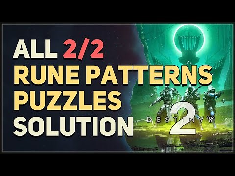 All 2 Rune Patterns Puzzles Destiny 2