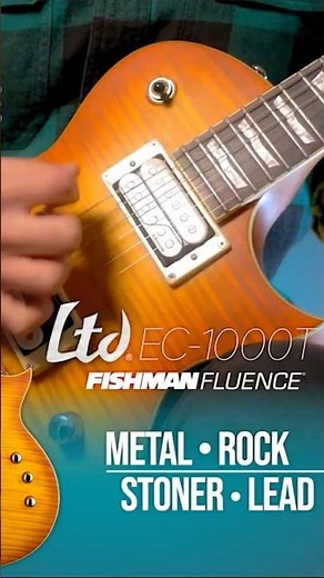 ESP LTD EC-1000T with Fishman Fluence Open Core Demo