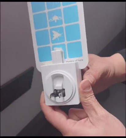 Blue Light Bug Catcher Indoor Plug in, Gnat Traps for House, Indoor Fly Trap for Fruit Fly, Moth and Mosquito, Flying Insect Catcher, 4 Device+8 Refills