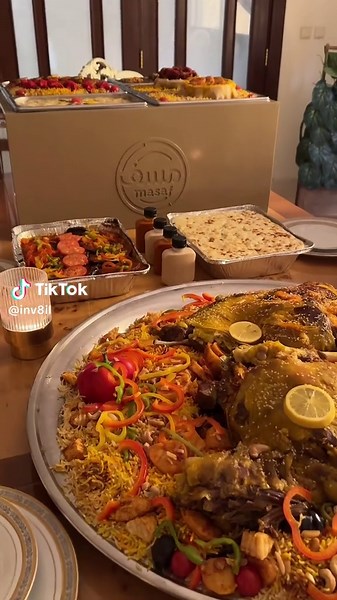 ‏شفتوا الكميه شلون ؟😎 @ولائم مسف #مسف#ولائم_مسف#بوفية_مسف اعلان