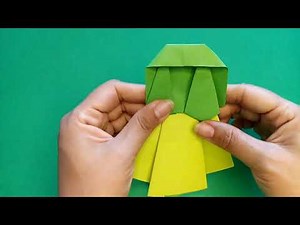 🎀 Origami Princess | Step-by-step tutorial to create a paper masterpiece 👑
