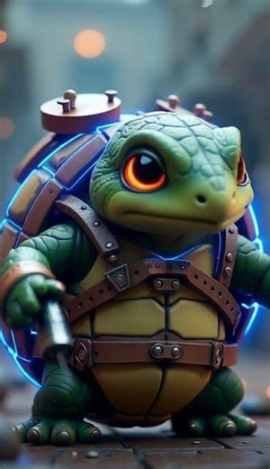 "Brave Turtle Engineer ⚙️🔥 | The Little Hero at Work"