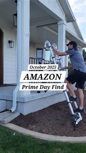 160K views · 1.4K reactions | Comment OCTOBER to shop the deal for this genius telescoping ladder. . #amazon #amazonhome #amazonfinds | Vintage White Farmhouse | Facebook