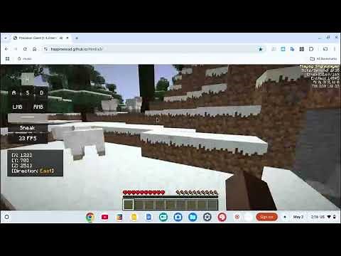 How to play Minecraft on school chromebook/PC unblocked 2025