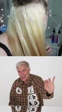 Hairdresser reacts to a CRAZY platinum blonde bleach transformation 😱