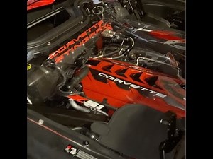 How I Painted My Manifold & Clear Engine Cover by hand C8 Corvette Z06 hard top convertible HTC show