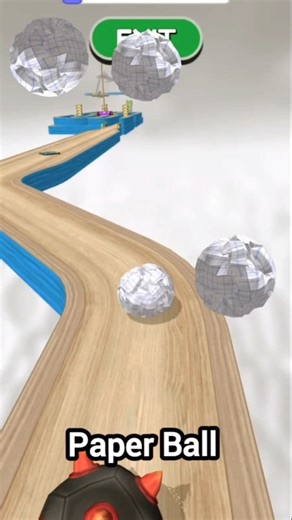 Paper Ball Triumphs! 🌟 - Going Balls Challenge Epic Gameplay! 💥🔥 #shorts #forestgaming24