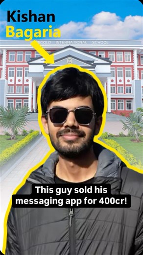 Madhav Sinha | This guy from Assam made a messaging app and sold it for 400cr! [ Startup, Business, ChatGpt, Open Ai, Marketing, Branding, Messaging ] | Instagram