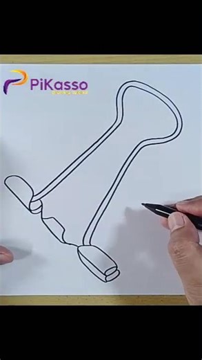 How to Draw Binder Clip in Less Than One Minutes