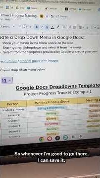 Google Docs Dropdown Menus - Tech Tips to Love Series 2026 Day 5