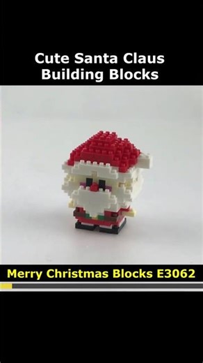 Santa Claus E3062 Blocks #Santa_Claus #Merry_Christmas #E3062 #Christmas #Lego #MiniBlock #NanoBlock