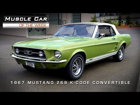 1967 Ford Mustang GTA 289 K-Code Muscle Car Of The Week Video #5
