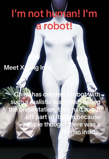 China has created a robot with such a realistic walk that, during the presentation, they had to cut off part of its skin because people thought there was a human inside. #robotics #robot #xpengiron #humanoid #futureisnow