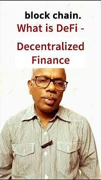 What is DeFi or Decentralized Finance?