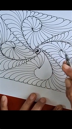 🎨 Anyone Can Draw! | Easy Zentangle Art ✨ #zentanglelegend #zendrawing #zenpatterns #zentangle