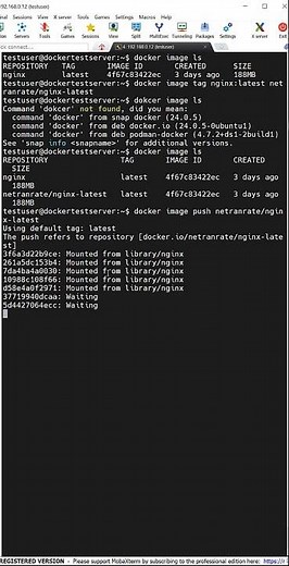 Push the image into the docker hub registry using docker image push command - #docker