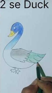 How to easy 2 number ues Duck 🦆😄 drawing | how to easy drawing | how to easy art| how to very very