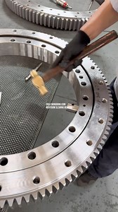 Install the steel balls and spacers for the slewing bearing. | Merydom Slewing Bearing