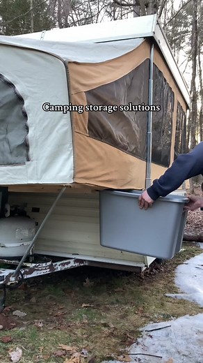 DIY Storage Solutions for Campers and Pop-up Trailers