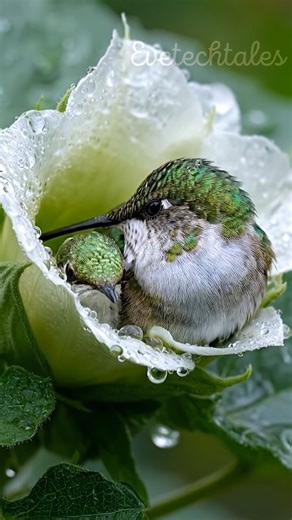 Did you know? During deep torpor, a hummingbird can hang upside down like a little leaf. It looks scary, but it’s normal: body cools, breathing slows, and they rest hard to save energy. By sunrise they warm up and fly as usual—no rescue needed. Looks “stuck,” just sleeping. #EveTechTales #fblifestyle #hummingbird #hummingbirds #birdfacts #didyouknow ¿Lo sabías? En torpor profundo, un colibrí puede quedar colgado boca abajo como una hojita. Asusta verlo, pero es normal: baja la temperatura, respi