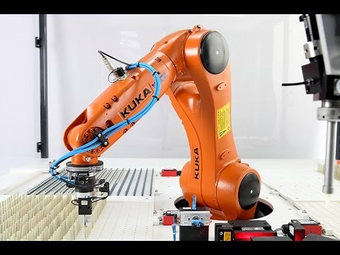 Installation and bonding of plastic components with KR AGILUS