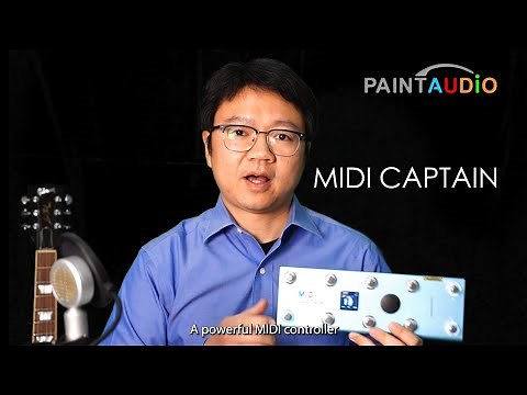 MIDI CAPTAIN Controller 2 Mins Introduction USB MIDI Wireless PC/CC/Note Commander Time Engine