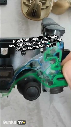 PS4 Controller Flex Cable and Conductive Film for Cheap Fix #shorts #ps4controller #ds4repair