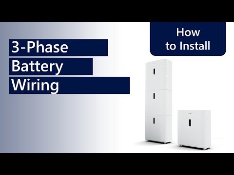 SolarEdge 3 Phase Battery Wiring - Australia
