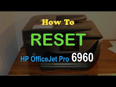 HP OfficeJet Pro 6960 RESET to Factory Defaults review.