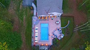 Swan Creek, Inc. Inground Pool Construction and Landscaping Project Video 1. Swan Creek Landscaping | AVP Drone Services | Facebook