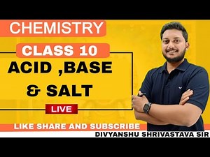 ​Acids, Bases, & Salts Mechanism Explained | Class 10 Chemistry (H+/OH- Ions) LECTURE -2 NCERT BOARD