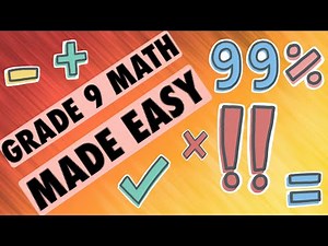 GRADE 9 Math Made Easy Series: #1: The Curriculum