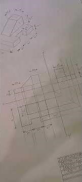 orthographic projection//Isometric projection//Isometric view in Engineering Graphics and design