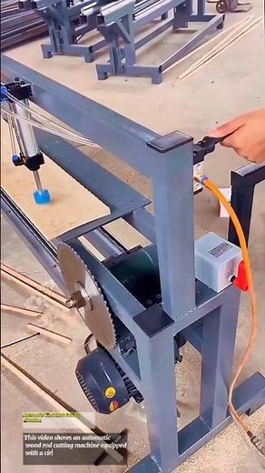 Automatic Wood Rod Cutting Machine – Precision Pneumatic Saw for Continuous Production
