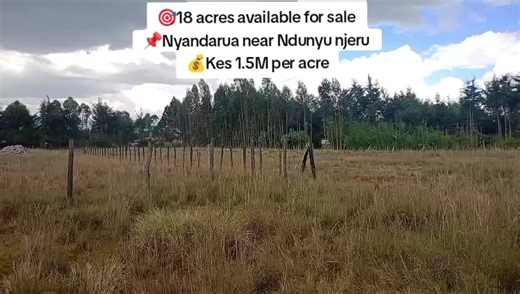 18 Acres for Sale in Nyandarua – Ideal for Development