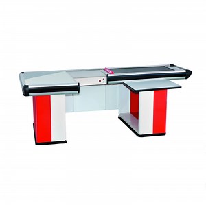 [Hot Item] Retail Grocery Store Supermarket Checkout Counters with Belt for Sale