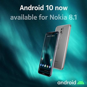 The wait is over! Nokia 8.1 users, your phone is getting an upgrade today. Android 10 brings in new features such as Dark theme, Gesture Navigation and more. Your phone is now officially operating on a new level. 🙌 nokiaphon.es/Android10 | HMD