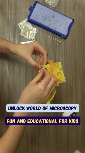 DIY Activity for your Kid this Summer #3 Paper Foldscope Microscope kit!